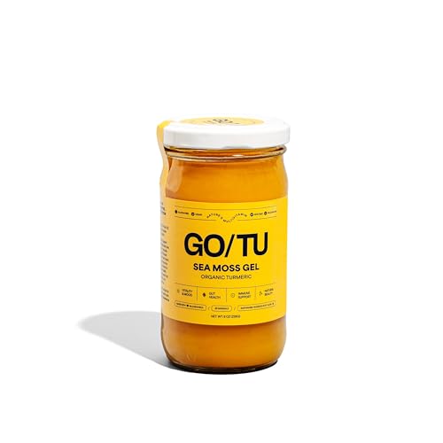 wildcrafted sea moss gel with turmeric