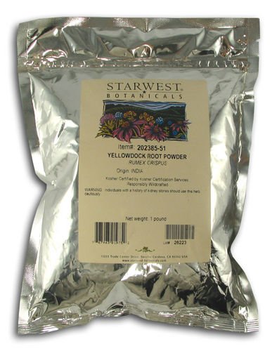 Wildcrafted Yellowdock Root Powder benefits