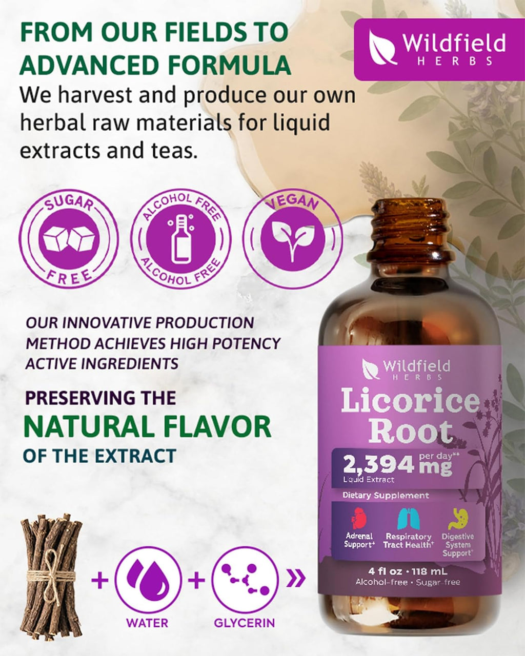 Wildfield Herbs licorice root drops