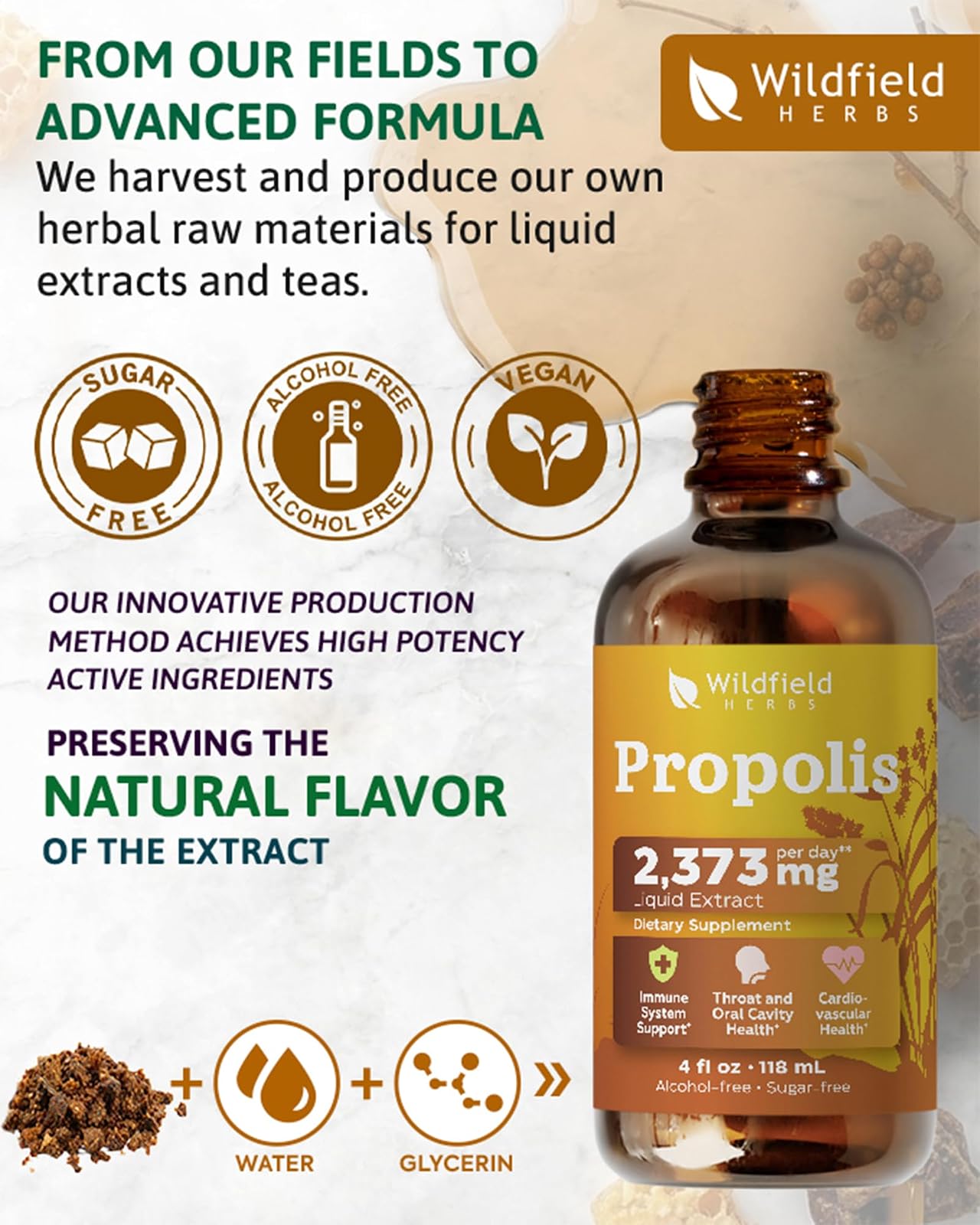 Wildfield Herbs propolis drops