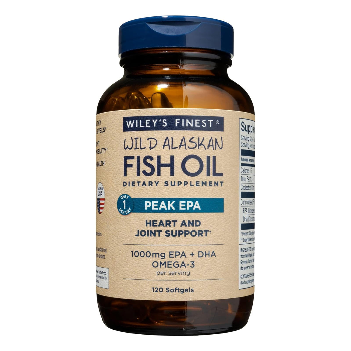 Wiley's Finest fish oil softgels