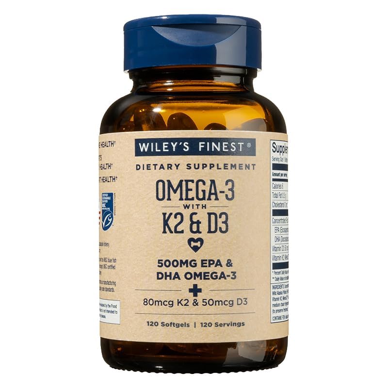 Wiley's Finest Omega-3 capsules