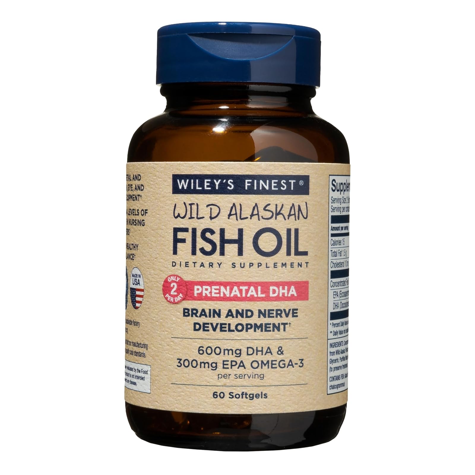 Wiley's Finest prenatal fish oil