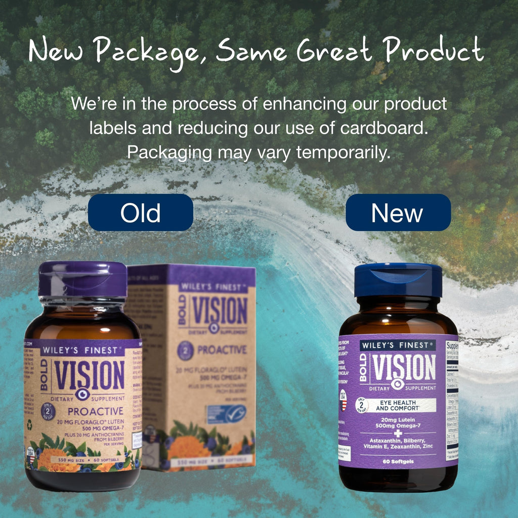 Wiley's Finest softgels for eye care