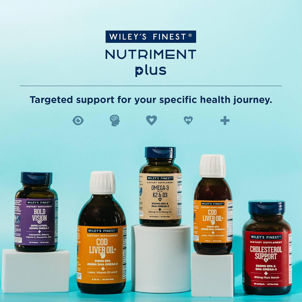 Wiley's Finest vitamins for overall wellness