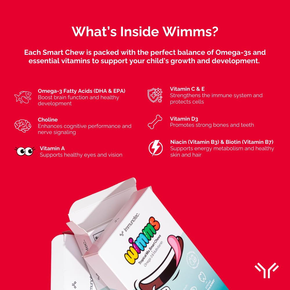WIMMS kids vitamins with essential nutrients