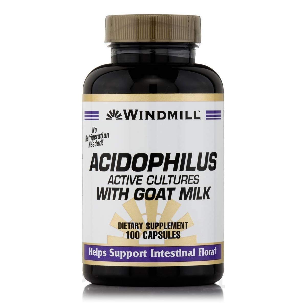 Windmill Acidophilus with Goat Milk capsules for digestive health