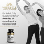 Windmill biotin supports nail strength
