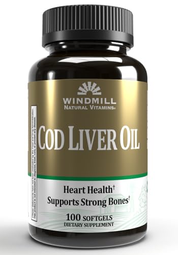 Windmill cod liver oil softgels