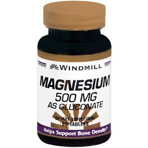 Windmill Magnesium Gluconate 500 mg tablets for muscle relaxation
