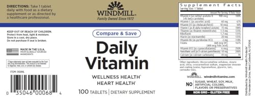 Windmill multivitamins for daily health