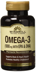 Windmill Omega 3 fish oil softgels