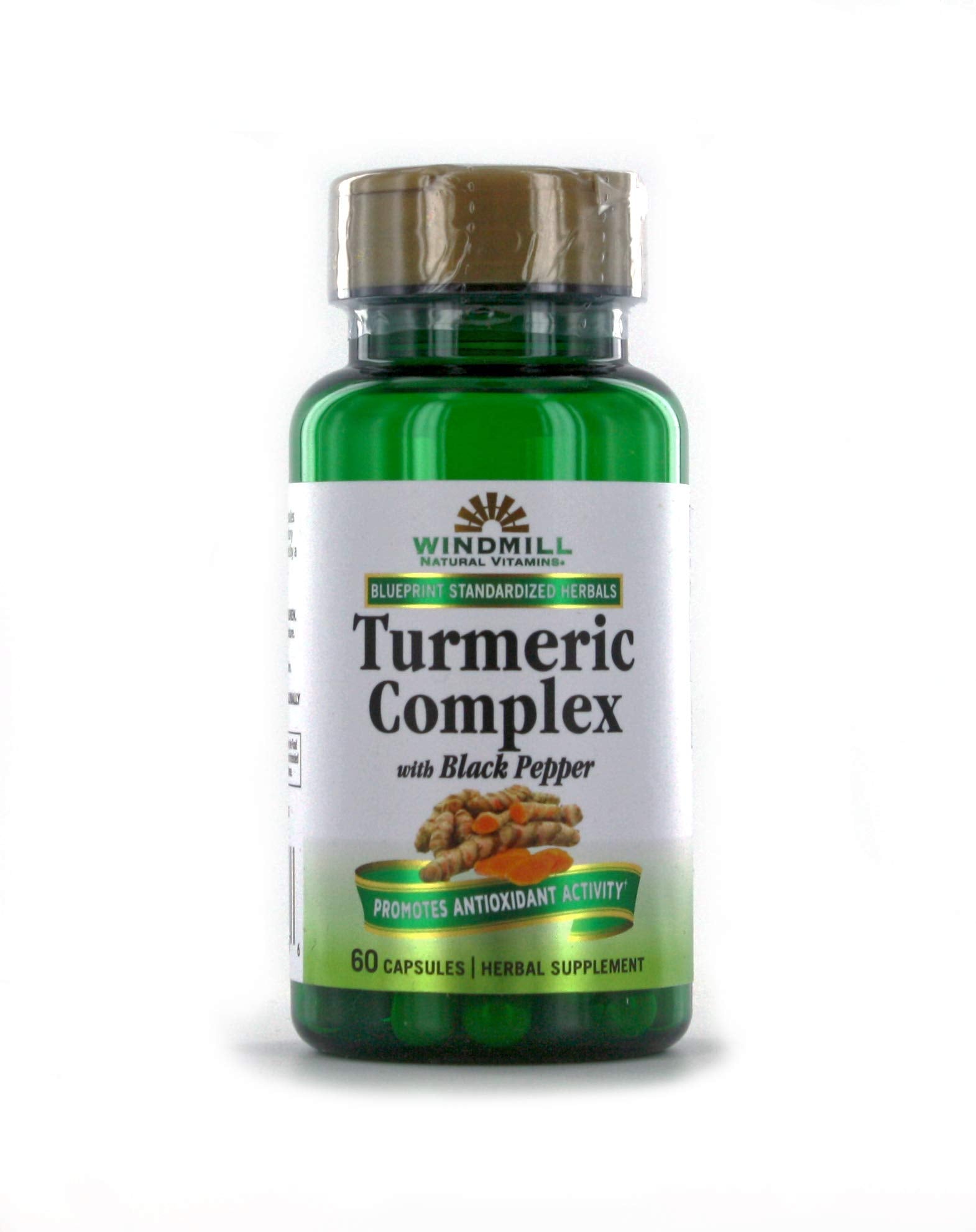 Windmill turmeric capsules with black pepper