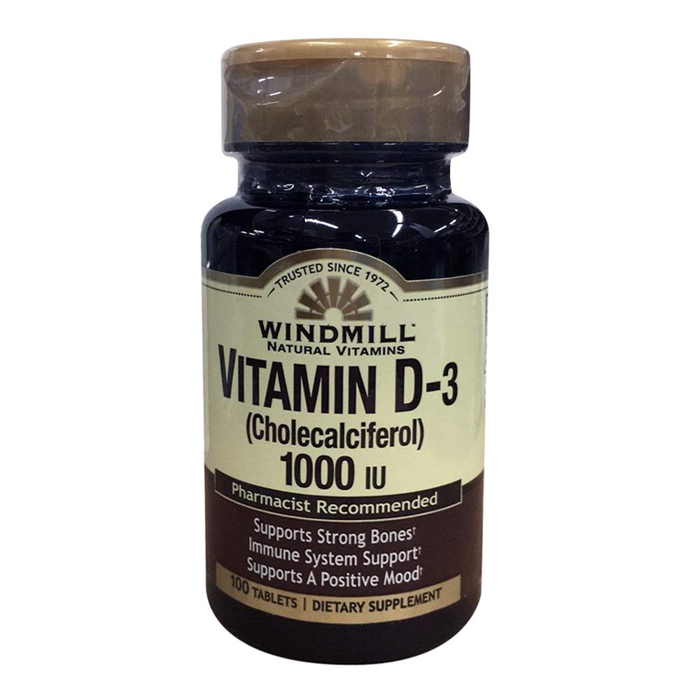Windmill Vitamin D-3 1000 IU tablets