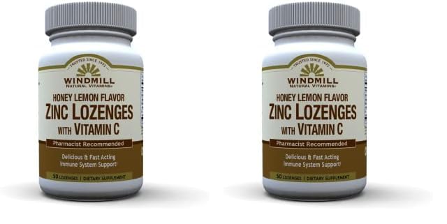 Windmill zinc lozenges for immunity