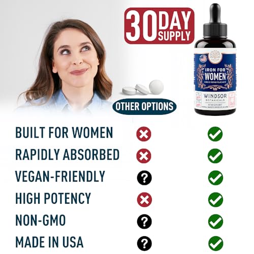 Windsor Botanicals vegan iron for women
