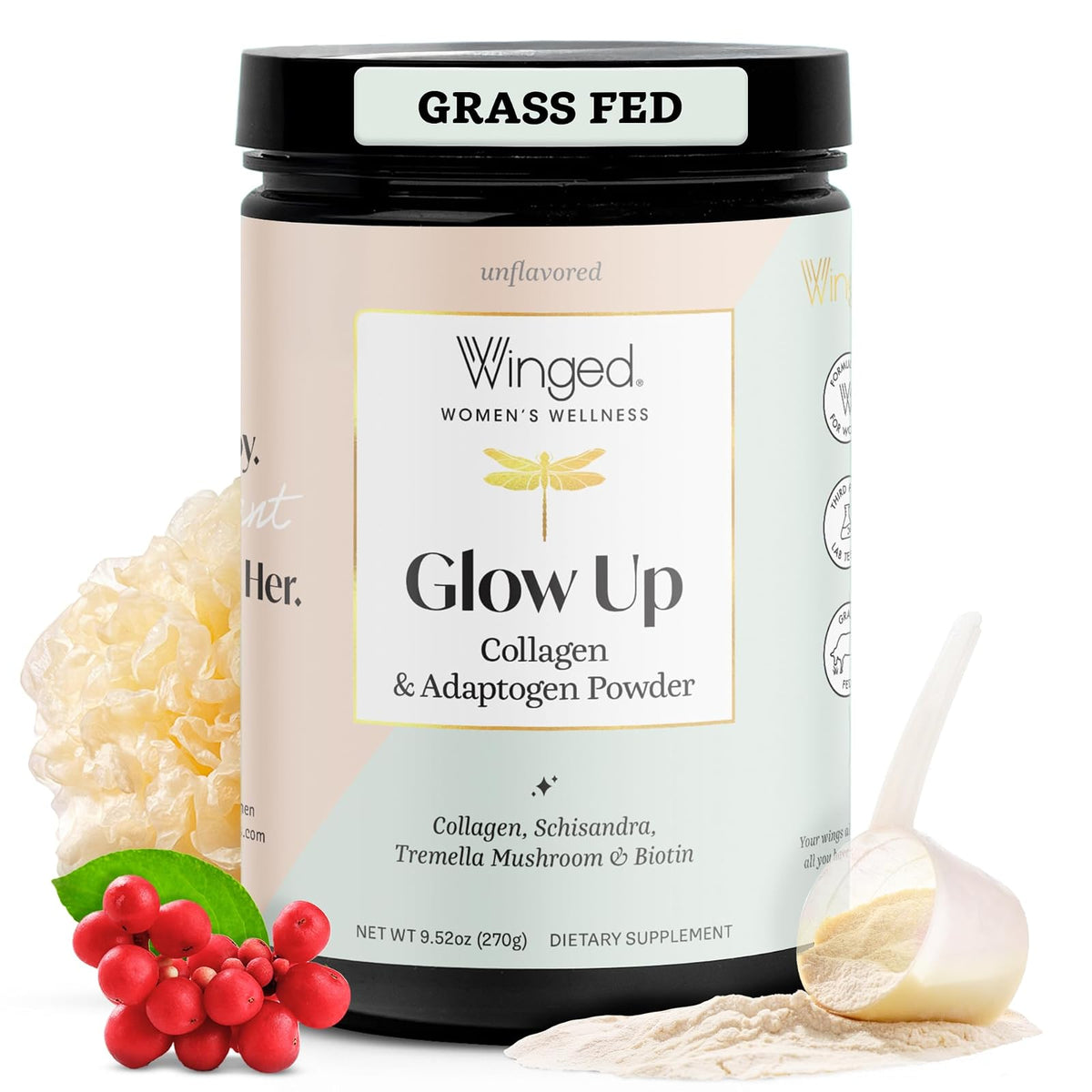 Winged Wellness collagen powder for skin