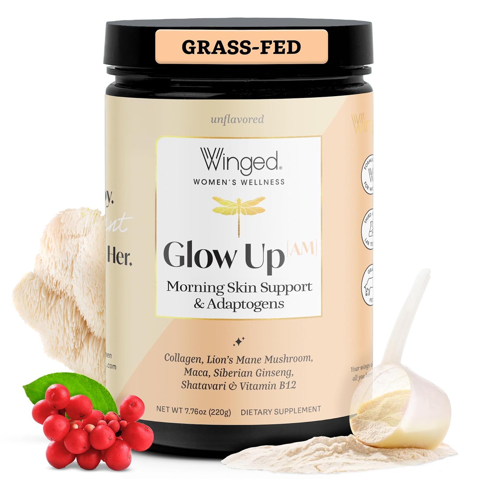 Winged Wellness collagen powder for skin