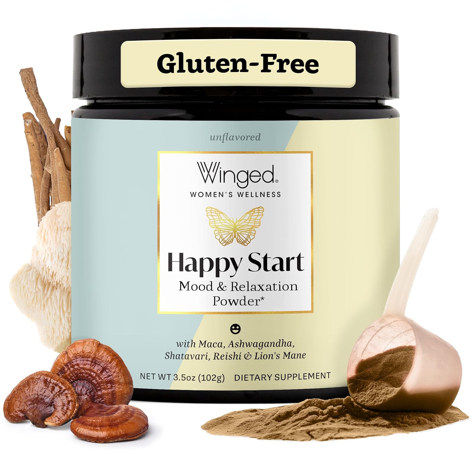 Winged Wellness mood boosting drink mix