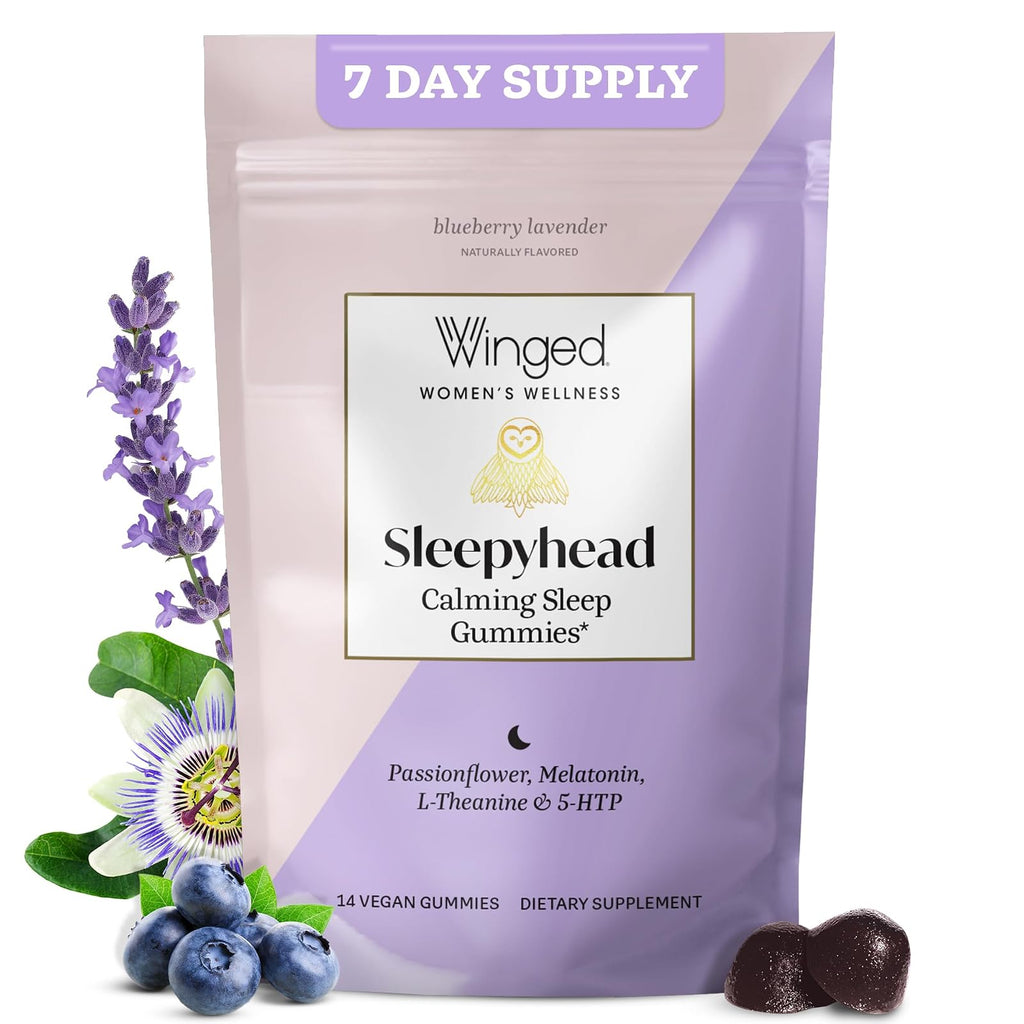 Winged Wellness Sleepyhead gummies for restful sleep