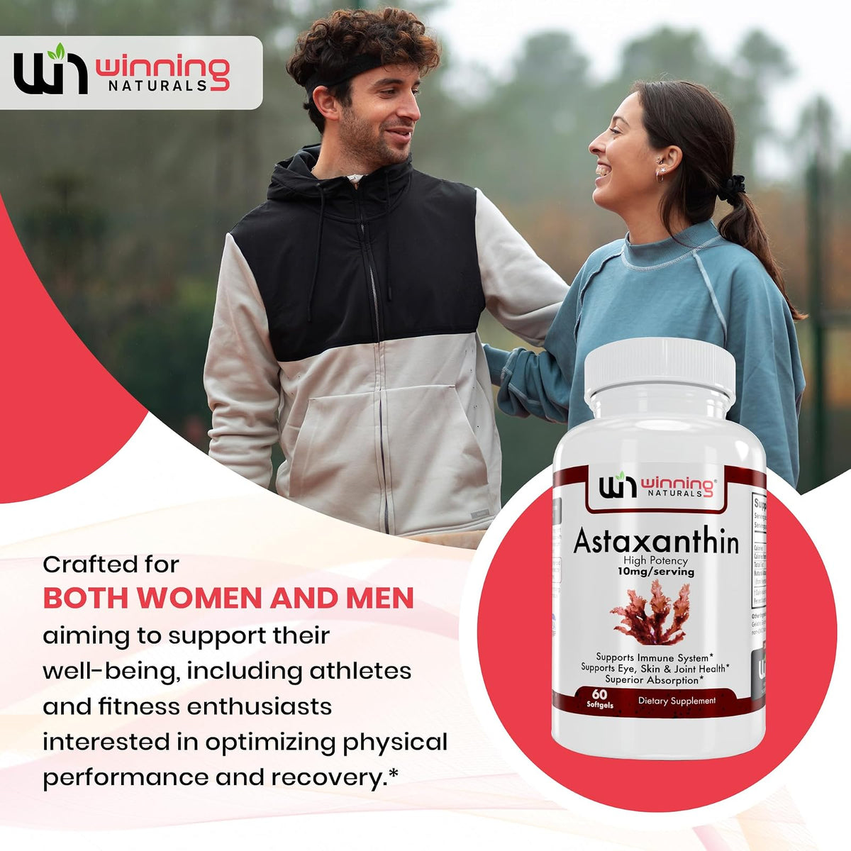 WINNING NATURALS astaxanthin immune support