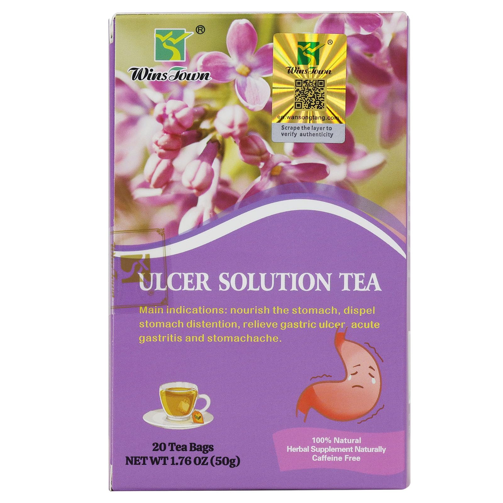 Wins Town herbal tea for ulcers
