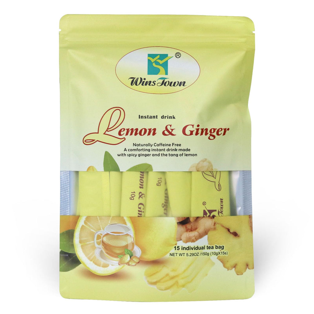 Wins Town lemon ginger tea bags