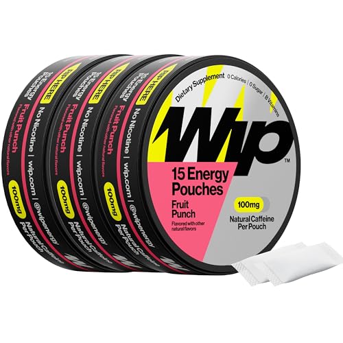 Wip caffeine pouches fruit punch flavour