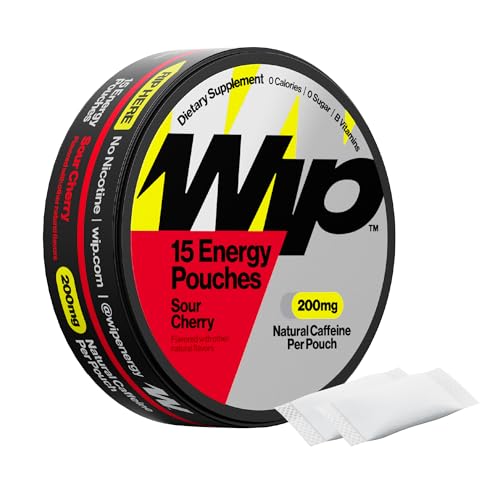 Wip caffeine pouches sour cherry flavour
