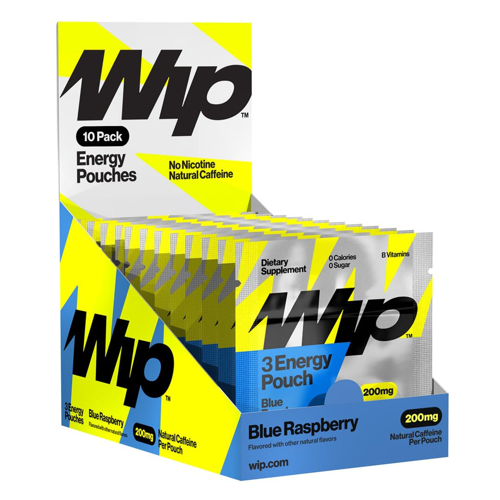 Wip energy pouches for quick boost