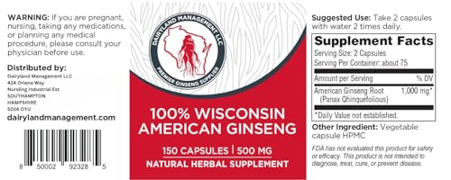 Wisconsin ginseng for natural energy