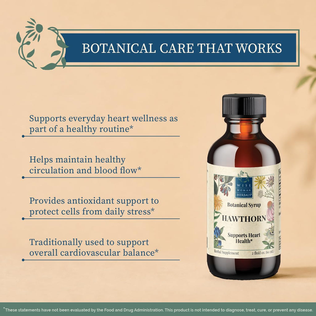 Wise Woman hawthorn syrup immune support