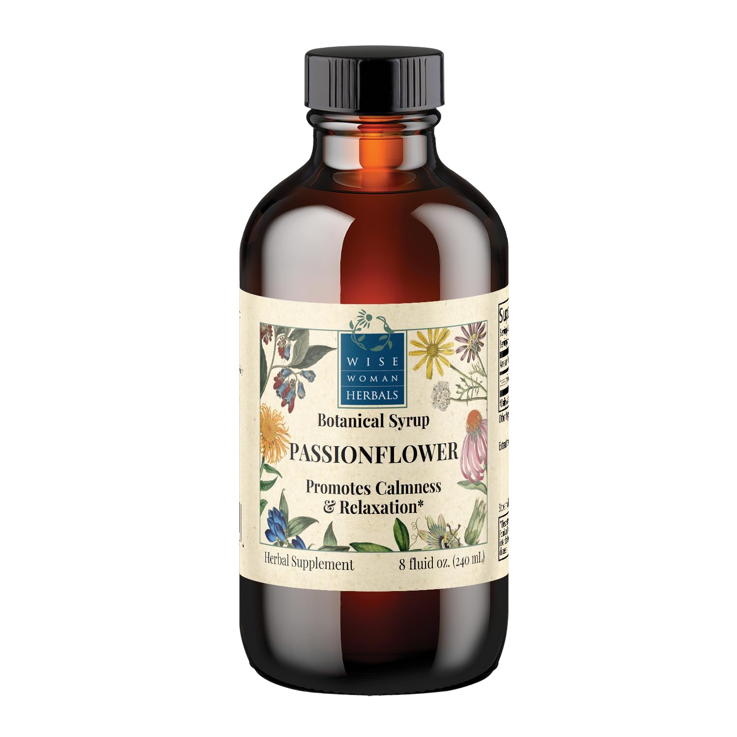 Wise Woman Herbals Passionflower Syrup for restful sleep