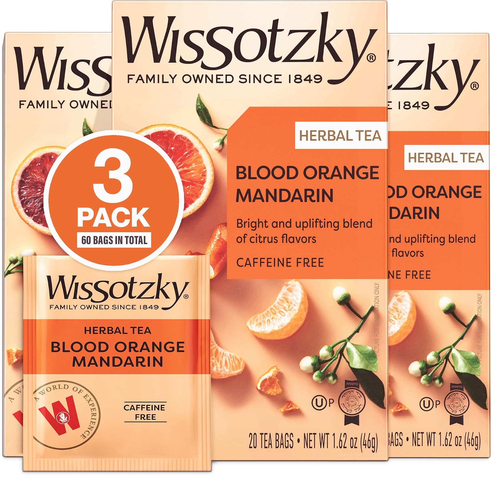 Wissotzky blood orange herbal tea