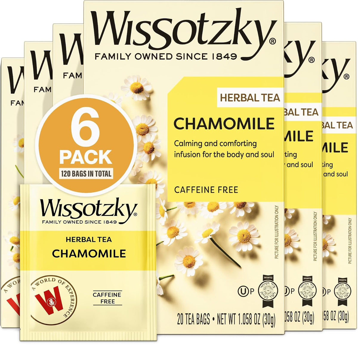 Wissotzky chamomile tea bags