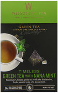 Wissotzky green tea with mint
