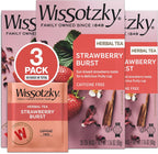 Wissotzky herbal tea with strawberry flavour