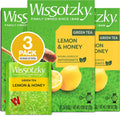 Wissotzky lemon honey green tea bags