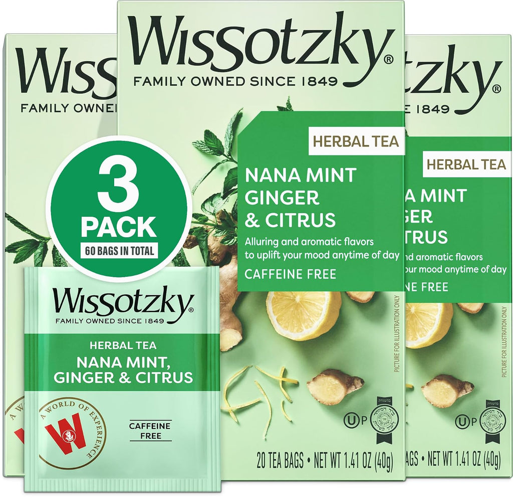 Wissotzky Nana Mint Ginger tea bags