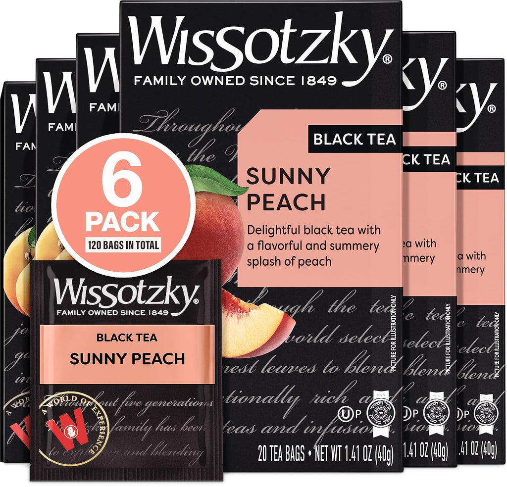 Wissotzky Sunny Peach herbal tea bags