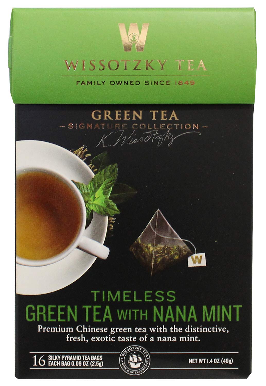 Wissotzky Timeless Green Tea bags