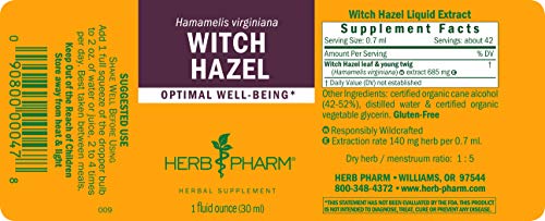 witch hazel extract for inflammation