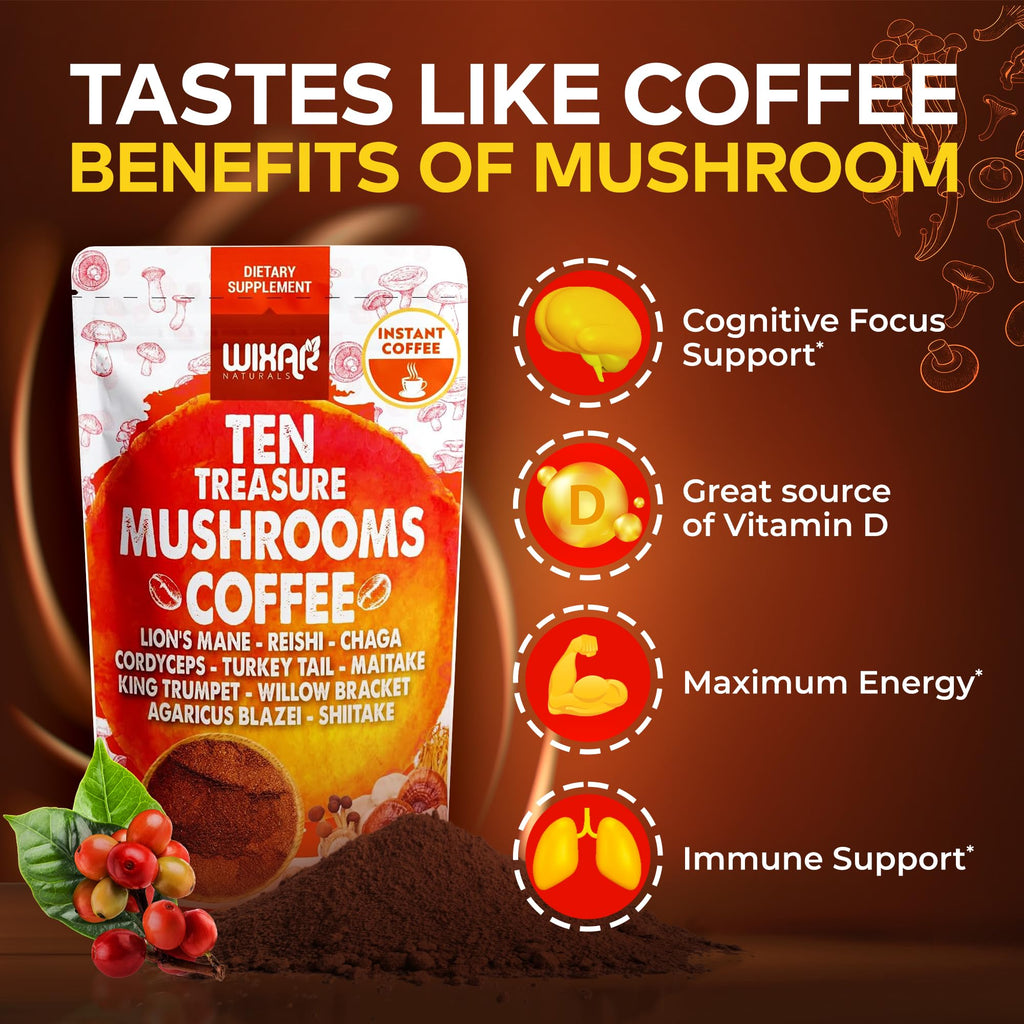 Wixar coffee blend with Reishi