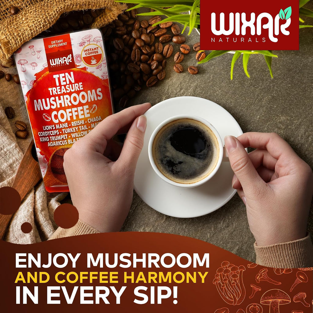 Wixar instant coffee for a healthy boost