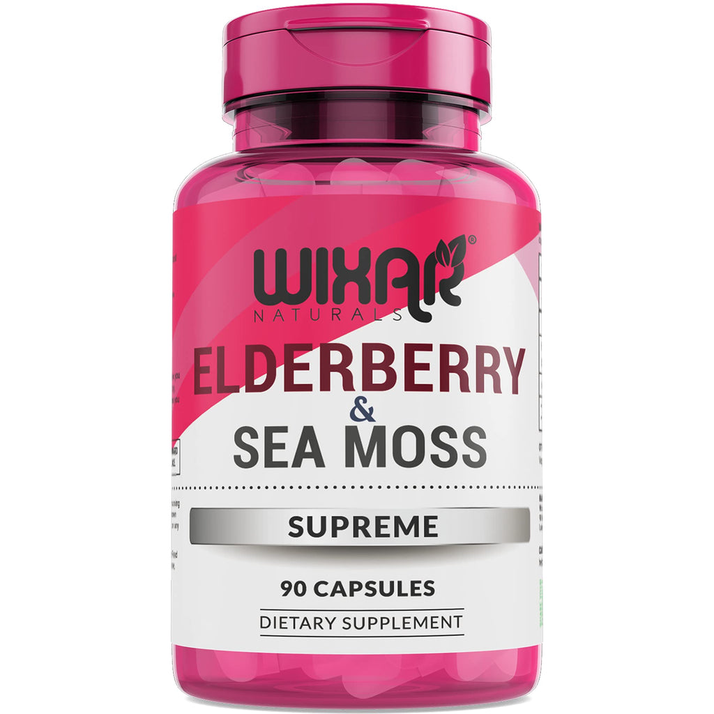WIXAR NATURALS elderberry immune support capsules