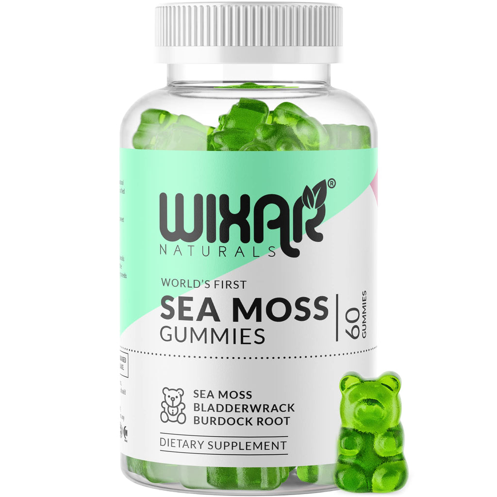 WIXAR NATURALS sea moss gummies for immunity