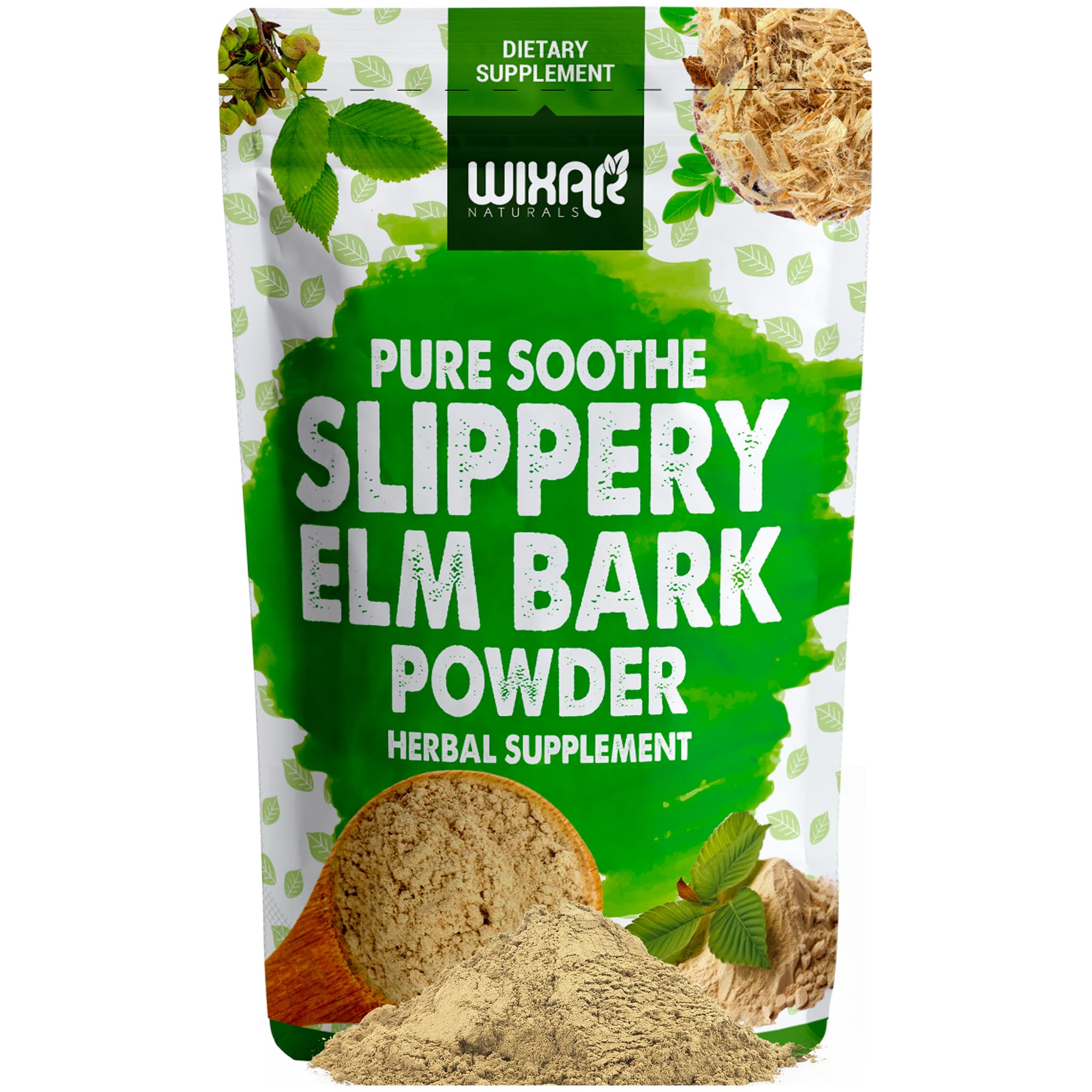 WIXAR slippery elm bark powder benefits