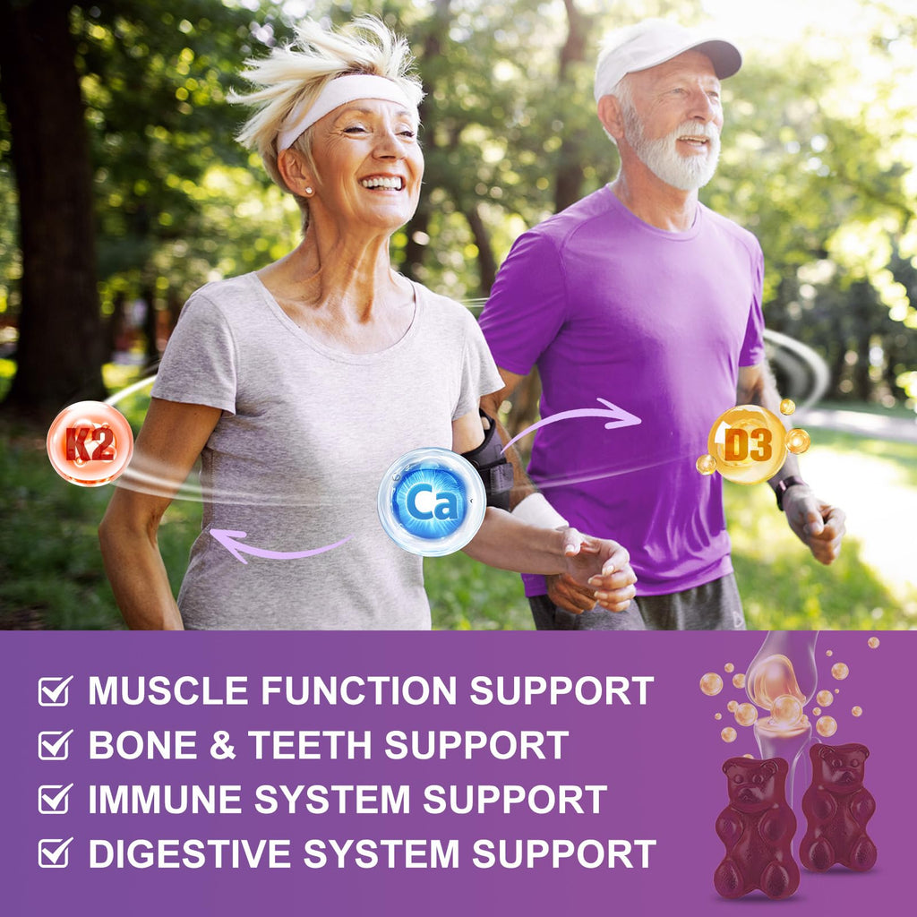 WOGORGT calcium gummies for strong bones