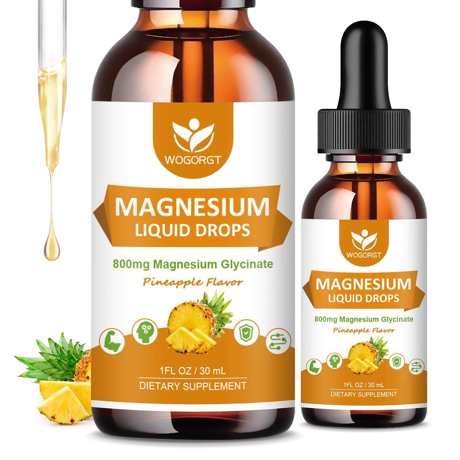 WOGORGT magnesium glycinate liquid drops