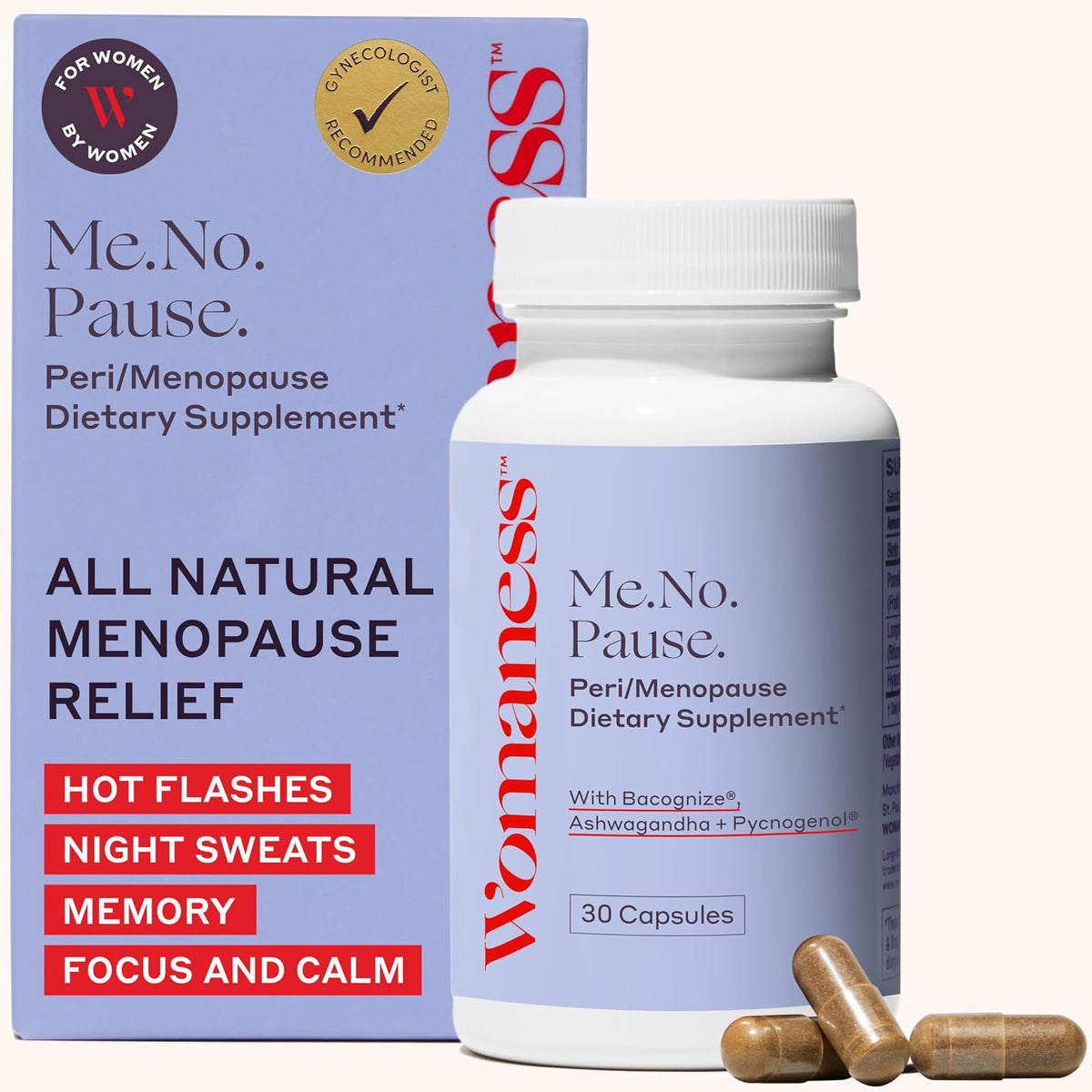Womaness hormone balance supplement capsules